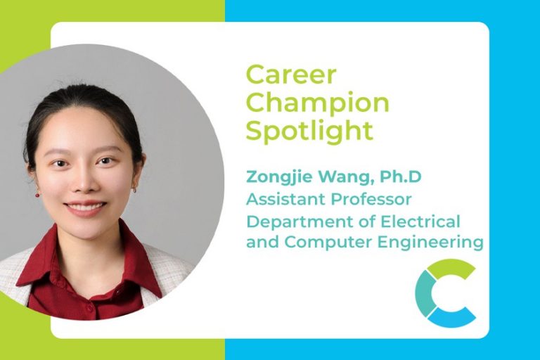 Know More about Prof. Wang in the Career Champion Spotlight ...